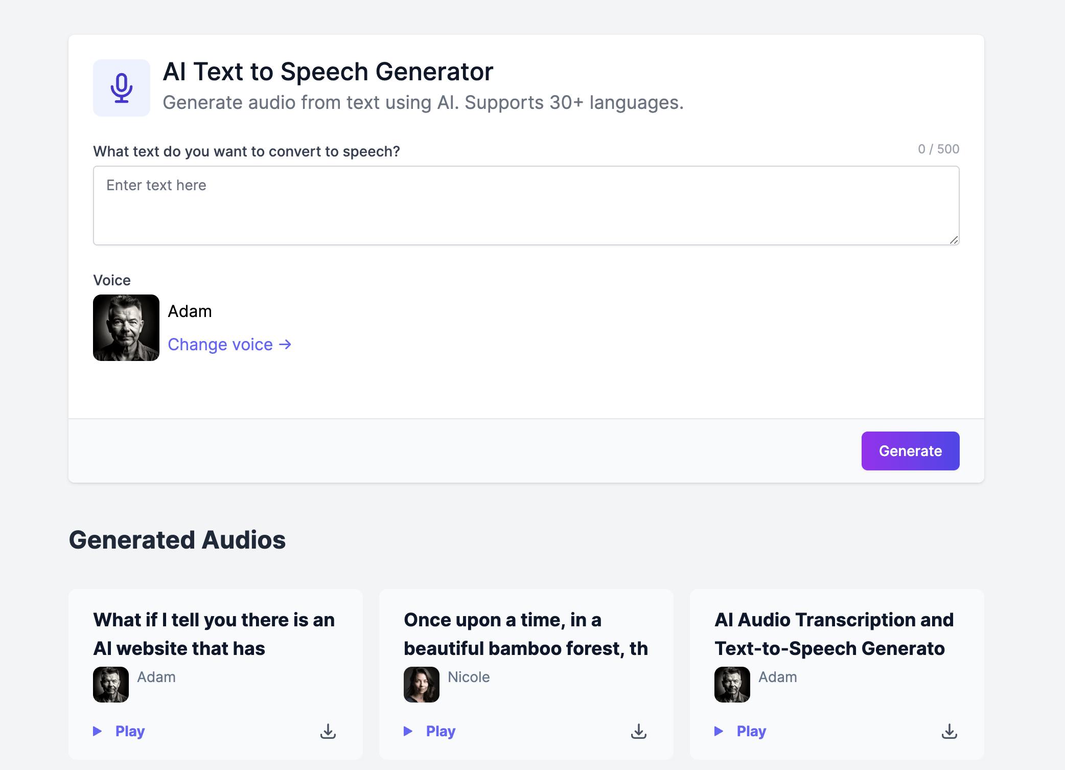 Indonesian Text-to-Speech | AI Voice Generator Online | Easy-Peasy.AI