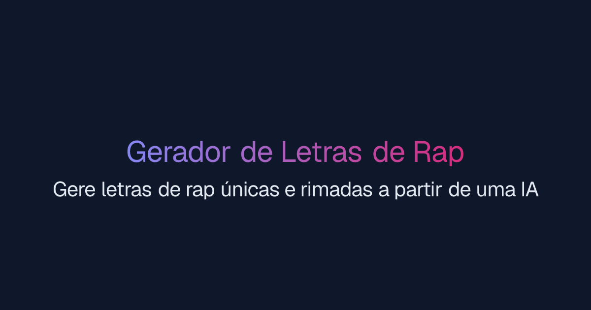 Gerador de Letras de Rap | Easy-Peasy.AI