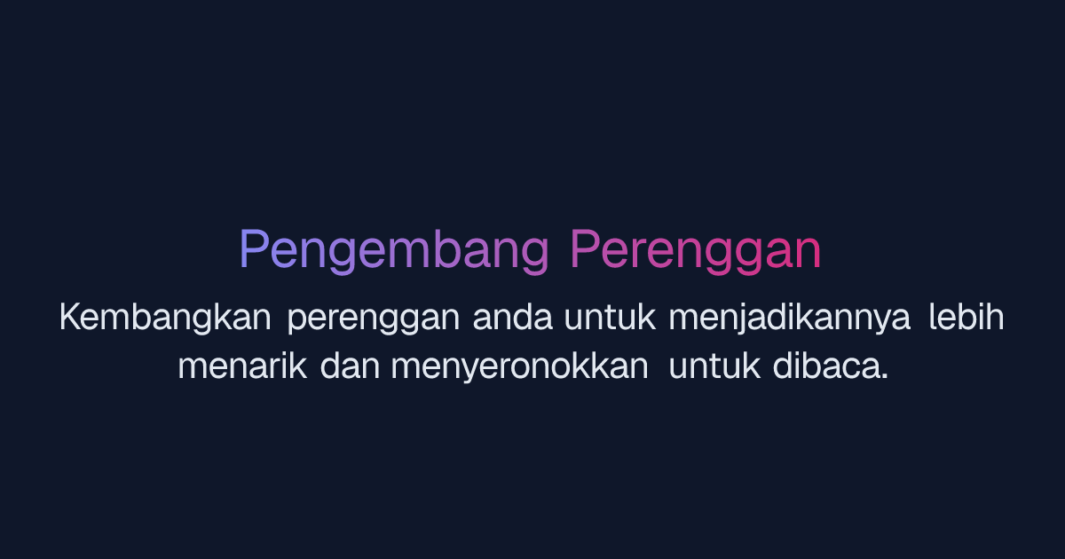 Pengembang Perenggan | Easy-Peasy.AI