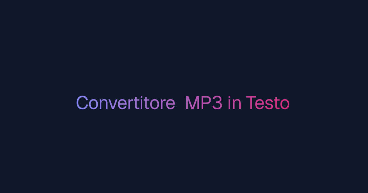 Convertitore MP3 in Testo - Trascrivi MP3 in Testo Online | Easy-Peasy ...