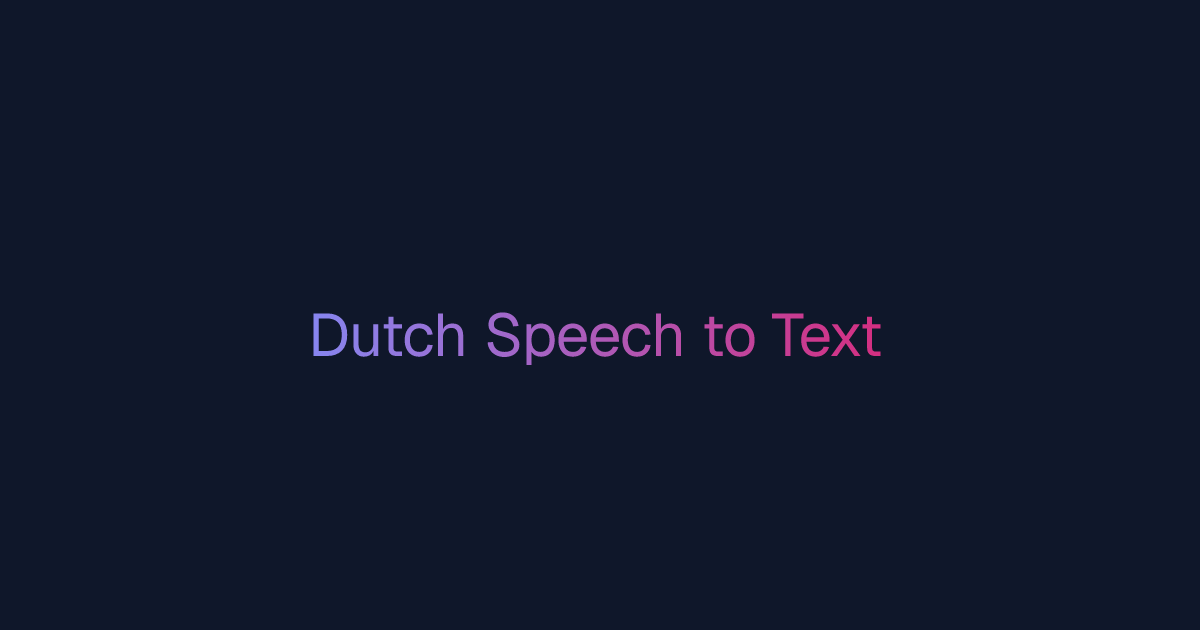 Dutch Speech to Text – Transcribe Audio Online | Easy-Peasy.AI