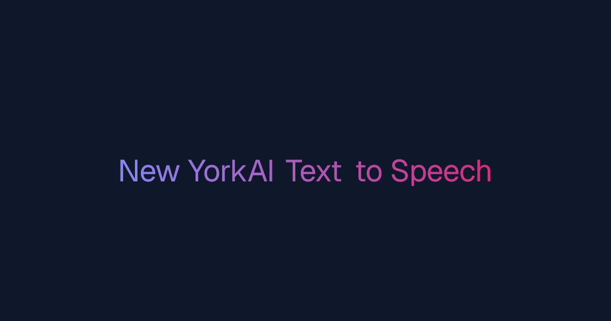 New York Accent Text-to-Speech | AI Voice Generator Online | Easy-Peasy.AI