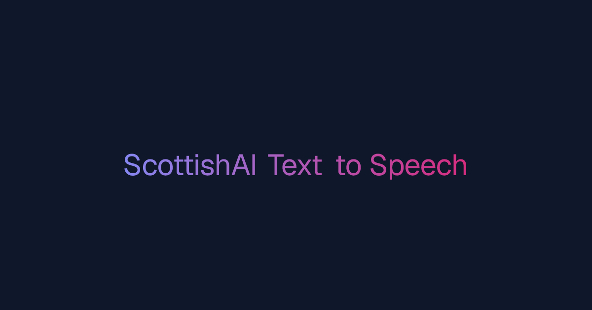 Scottish Accent Text-to-Speech | AI Voice Generator Online | Easy-Peasy.AI