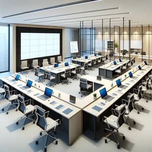 Office Training Room Layout for 50 Seats | AI Art Generator | Easy-Peasy.AI