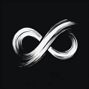 Infinity Symbol with Arrow in Rounded Box | Limitless Concept | AI Art ...