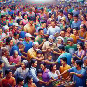 Empowering Filipinos: Unity in Community Activities | AI Art Generator ...