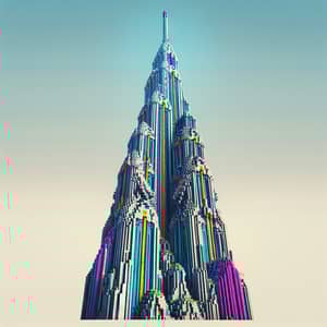 Tall and Curvy Minecraft Skyscraper - Modern Building | AI Art ...