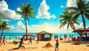 Summer Beach Party | Fun, Sun & Joy | AI Art Generator | Easy-Peasy.AI