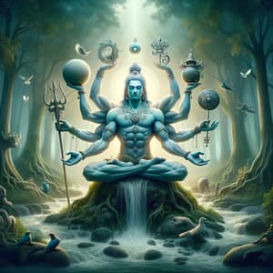 Lord Shiva: Divine Figure of Destruction and Creation | AI Art ...