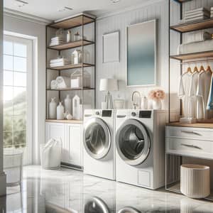 Modern Minimalist Laundry Room Design Ideas | AI Art Generator | Easy ...