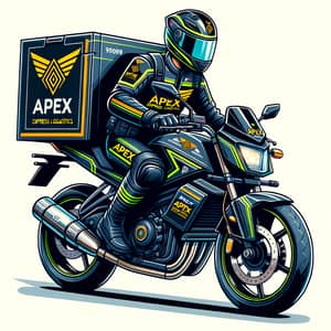 Motorcycle Logistics | Urban Delivery Services | AI Art Generator ...