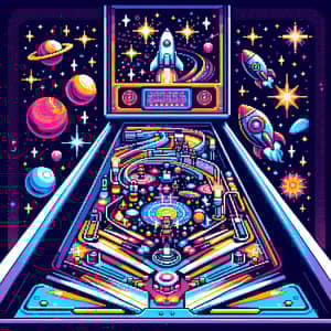 Pixel Art Slam: Blue Portal Design | AI Art Generator | Easy-Peasy.AI