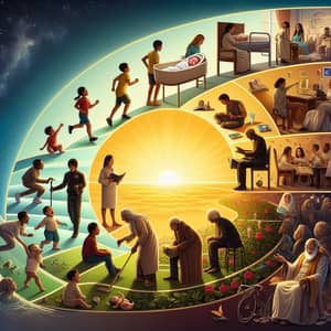 Human Life Journey: From Birth to Old Age Exploration | AI Art ...