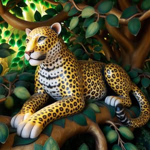Leopard on Throne - Royal Grandeur Captured | AI Art Generator | Easy ...