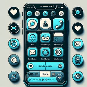 WhatsApp Chat App Design for Smartphone | AI Art Generator | Easy-Peasy.AI