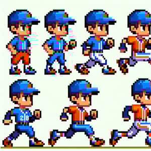 Pixel Art Character Run Sprite | 32x32 Pixel Animation | AI Art Generator | Easy-Peasy.AI