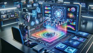 Future Computer Technology: Transparent OLED Screen | AI Art Generator ...