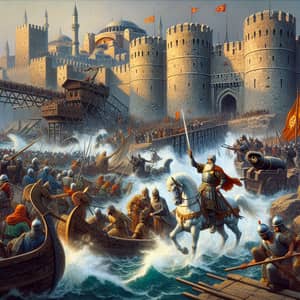 The Fall of Constantinople: A Historic Art Reflection | AI Art ...