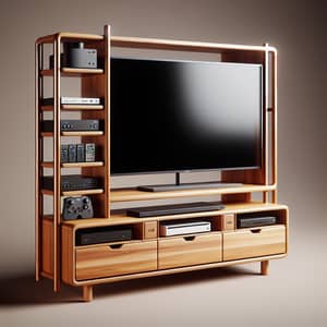 Stylish TV Rack for Modern Living Rooms | AI Art Generator | Easy-Peasy.AI