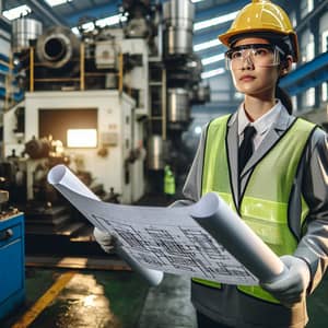 Innovative Industrial Engineer in High-Tech Paper Bag Factory | AI Art ...