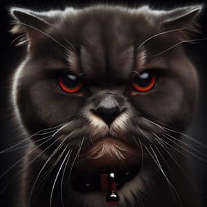 Angry Cat: Expressions of Feline Fury | AI Art Generator | Easy-Peasy.AI