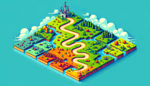 8-Bit Pixelated Level Selector Map - Super Mario Style | AI Art ...