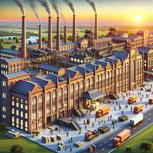 Historic Factory Scene with Diverse Workers | La Fábrica | AI Art ...