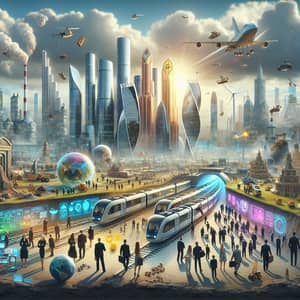 Economic Future of Russia in 2050 | AI Art Generator | Easy-Peasy.AI