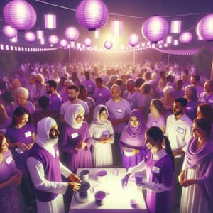 Purple Charity: A Celebration of Giving and Diversity | AI Art ...