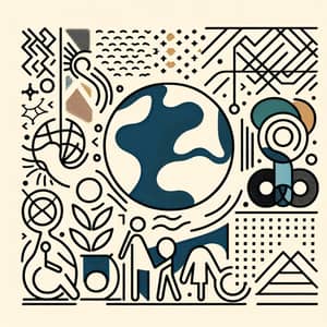 Hand-drawn Contemporary World: Globalization, Technology & Diversity ...