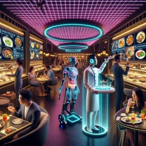 AI-Powered Restaurant Serving Futuristic Cuisine | AI Art Generator ...
