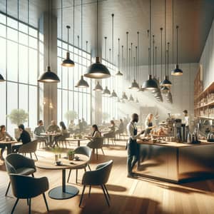 Charming Cafe Layout | Interior Design Ideas | AI Art Generator | Easy ...