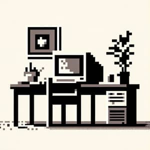 Discover Business Secrets in Pixel Art Coffee Shop Scene | AI Art ...