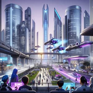 Futuristic AAA Video Game | Sci-Fi Style | AI Art Generator | Easy-Peasy.AI