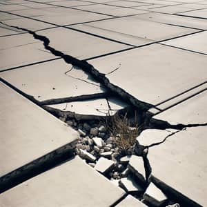 Surreal Sidewalk Fragmentation: Urban Street Scene View | AI Art ...