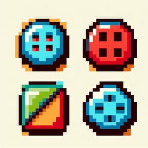 Retro Tic-Tac-Toe Game Graphics - Vintage Pixel Art Design | AI Art ...