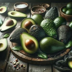 Avocado with Hands Under RGB Lights | AI Art Generator | Easy-Peasy.AI