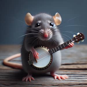 Rat on Motorcycle Adventures | AI Art Generator | Easy-Peasy.AI
