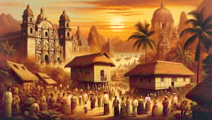 Spanish Colonial Period in the Philippines: A Vibrant Scene Recreated | AI Art Generator | Easy ...