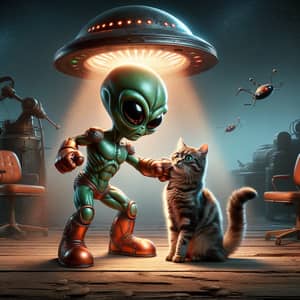Cat on Mars - Explore the Red Planet | AI Art Generator | Easy-Peasy.AI