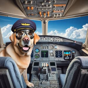Dog Pilot in Helicopter – A Comical Flight Adventure | AI Art Generator ...
