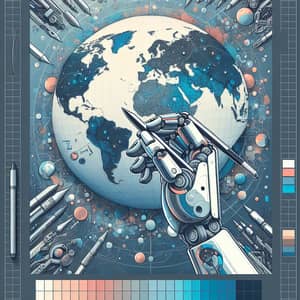 Hand-drawn Contemporary World: Globalization, Technology & Diversity ...