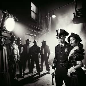 Vintage Mafia Group Portrait: Classic Film Noir Scene | AI Art ...