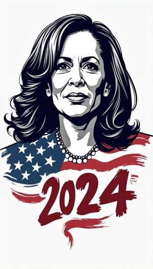 Kamala Harris 2024: Presidential Campaign Design | AI Art Generator ...