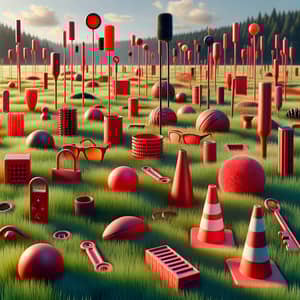 Protanopia Simulation: Color Blindness Test Image | AI Art Generator ...