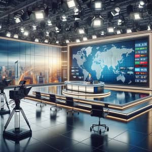 Modern 2024 News Bulletin Set in Blue and White | AI Art Generator ...