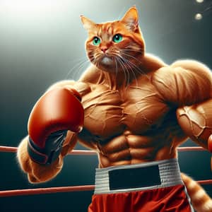 Playful Cat Boxing | Adorable and Fun Match-Up | AI Art Generator ...