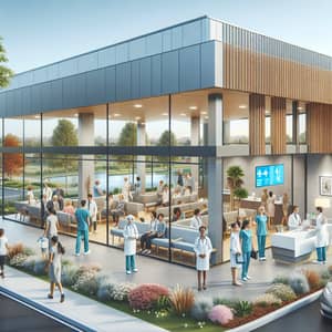 Modern Hospital with State-of-the-Art Facilities | AI Art Generator ...