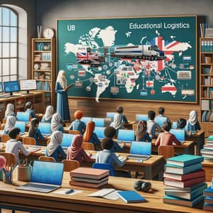 MENA Educational Logistics: UK Resource Transfer | AI Art Generator ...