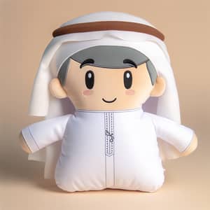 Cheerful Emirati Boy Plush Toy - Authentic Culture | AI Art Generator ...